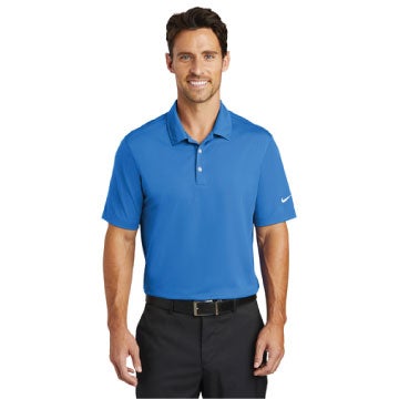 M-637167 NIKE DRY FIT VERTICAL MESH POLO - BRISK BLUE | RRCU