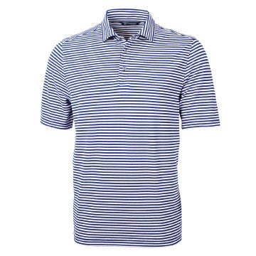M-MCK01168 Mens Cutter & Buck Virtue Eco Striped Polo - COLLEGIATE ...